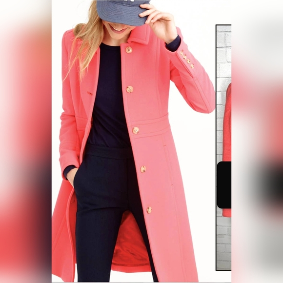 J. Crew | Jackets & Coats | J Crew Italian Double Cloth Wool Lady Day ...